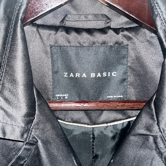 Zara | Jackets & Coats | Zara Black Elegant Dressy Coat Only Worn A Couple Of Times In Size L ...